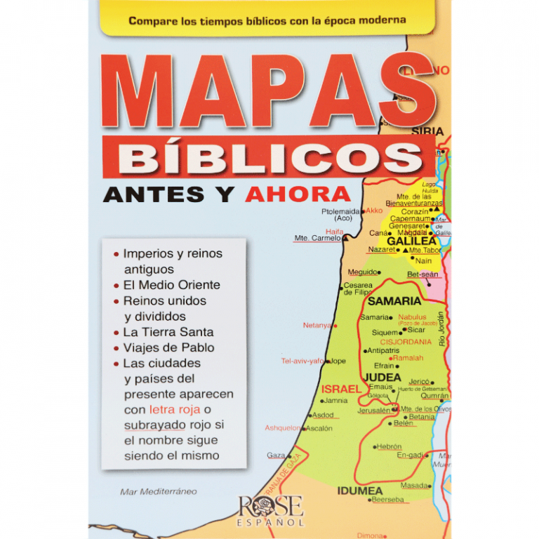 Temas de fe: Mapas bíblicos antes y ahora – Librería Maranatha