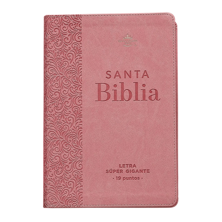 Biblia Éfeso grande letra súpergigante RVR60 – Rosa floral – Librería ...