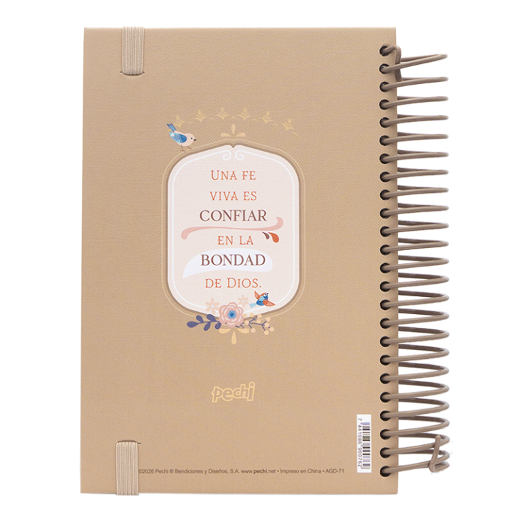 Agenda Pechi 2026 – Pajaritos – Librería Maranatha